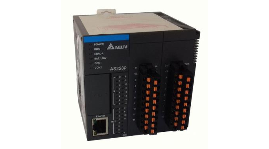 DELTA AS228P-A PLC központi egység: AS200, 16 bemenet, 12 kimenet, PNP ...